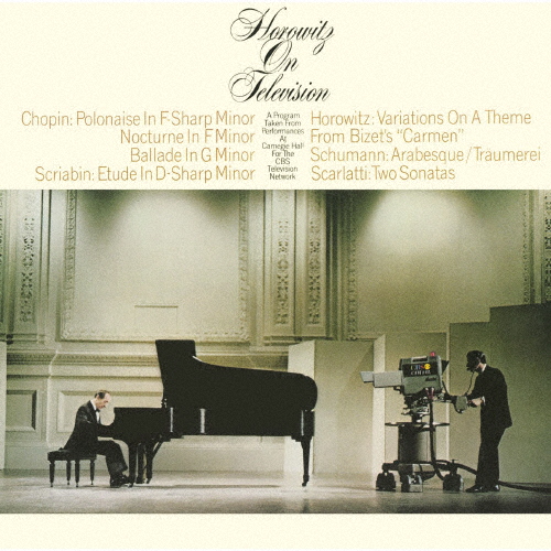 ホロヴィッツ・オン・テレヴィジョン ウラディミール・ホロヴィッツ(p) [CD+DVD] [Blu-spec CD2] - CDJournal